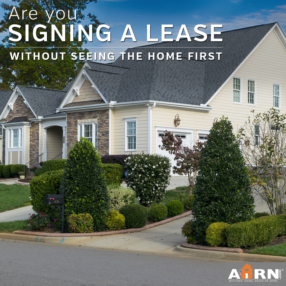Signing A Lease Without Seeing The Home - AHRN